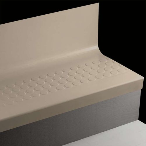 Johnsonite - Angle Fit Rubber Stair Tread with Integrated Riser ...