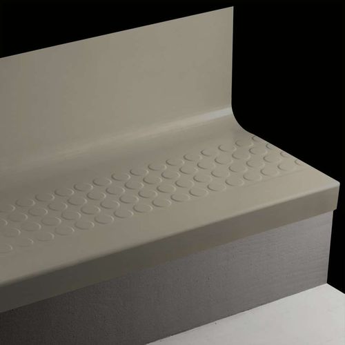 Johnsonite - Angle Fit Rubber Stair Tread with Integrated Riser ...