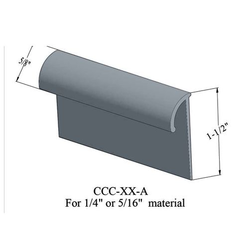 Johnsonite - Cove Caps - CCC 18 A 9/32" inside dimension #18 Navy Blue ...
