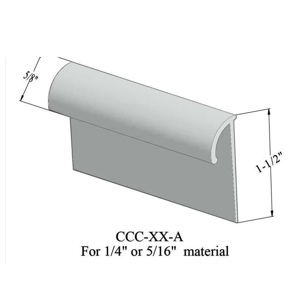 Tarkett Cove Caps - CCC 21 A 9/32" inside dimension #21 Platinum 12 ...