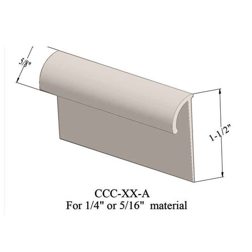 Johnsonite - Cove Caps - CCC 11 A for 1/4" and 5/16" Thick #11 Canvas ...