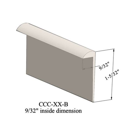 Johnsonite - Cove Caps - CCC 01 B For 1/4" materials #1 Snow White 12 ...
