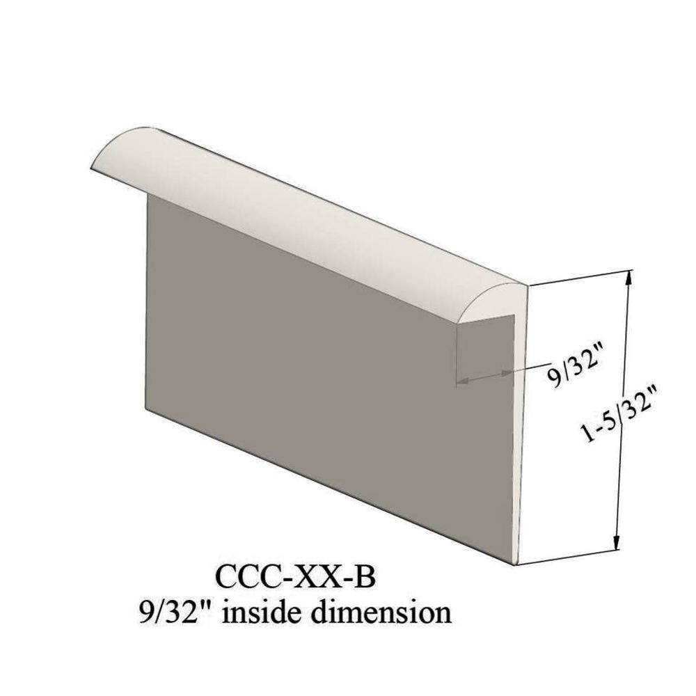 Johnsonite Cove Caps - CCC 01 B For 1/4" materials #1 Snow White 12 ...