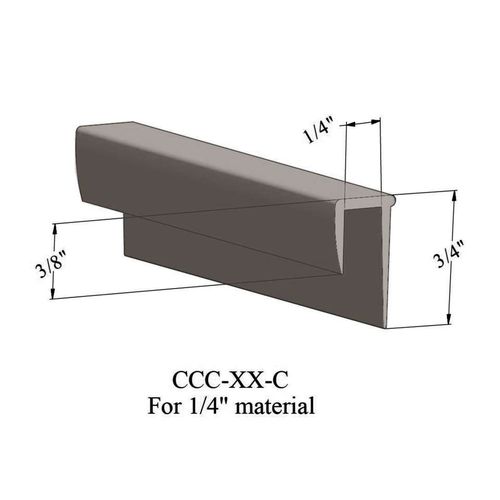 Johnsonite - Cove Caps - CCC 283 C For .080" materials #283 Toast 12 ...