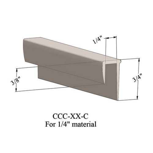 Johnsonite - Cove Caps - CCC 11 C For .080" materials #11 Canvas 12 ...