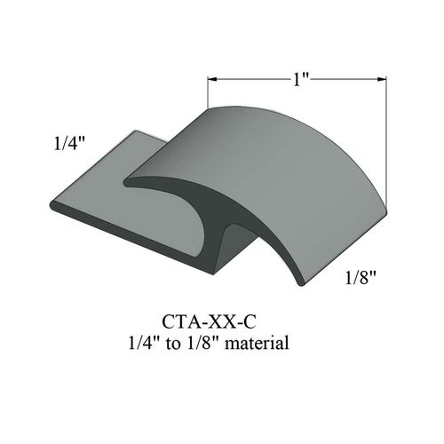 Johnsonite - Adaptors - 1/4" to 1/8" material #86 Hunter Green 12 ...