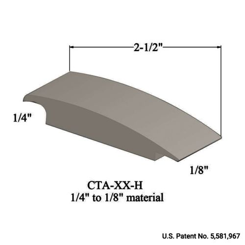 Johnsonite - Wheeled Traffic Transitions - CTA 01 H 1/4" to 1/8 ...