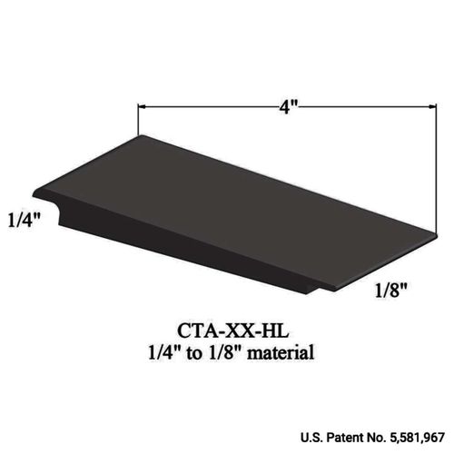 Johnsonite - Wheeled Traffic Transitions - CTA 44 HL 1/4" to 1/8 ...