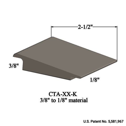 Johnsonite - Wheeled Traffic Transitions - CTA 31 K 3/8" to 1/8 ...