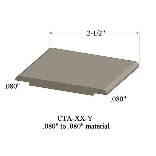 Johnsonite - Wheeled Traffic Transitions - CTA 09 Y .080" to .080 ...