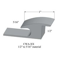 Johnsonite Adaptors - 5/16" to 1/2" material #28 Medium Grey 12' (440133015) | FloorBox