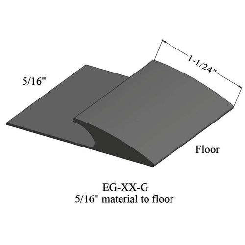 Johnsonite - Edge Guards - EG 63 G 5/16" material to floor #63 Burnt ...