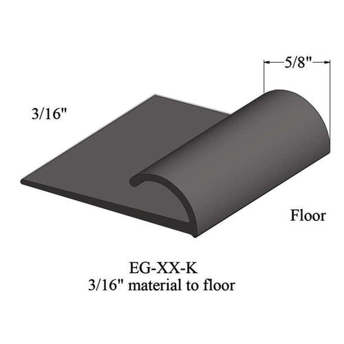 Johnsonite - Carpet Edge Guard - EG 44 K 3/16" material to floor #44 ...