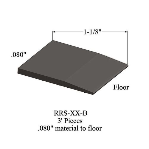 Johnsonite - Tile Reducer - RRS 47 B 3' pieces - .080" material to ...