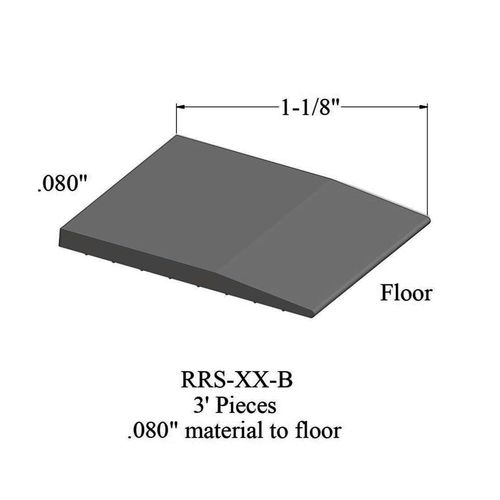 Johnsonite - Tile Reducer - RRS 48 B 3' pieces - .080" material to ...