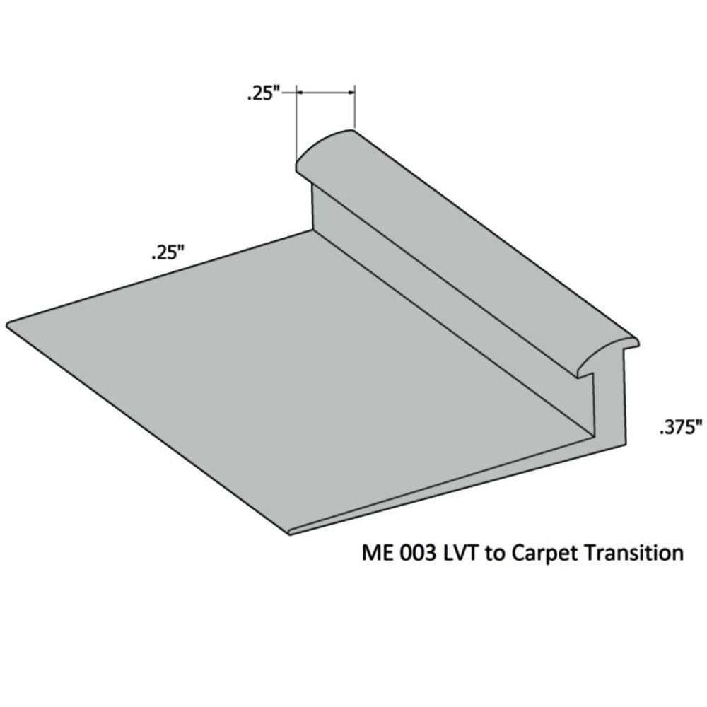 Tarkett Slim Line Transitions - SLT 21 F 1/4 to 3/8" material" #21 ...