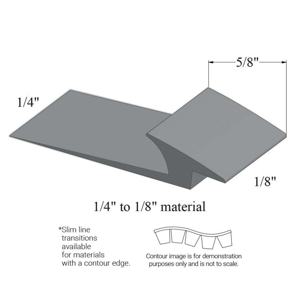 Tarkett Slim Line Transitions - SLTC 71 A 1/4 to 1/8" material (with ...