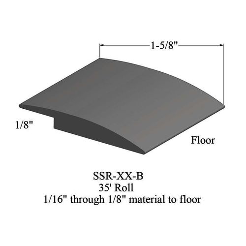 Johnsonite - Reducers - SSR 48 B 35' roll - 1/16 or 1/8" material to ...