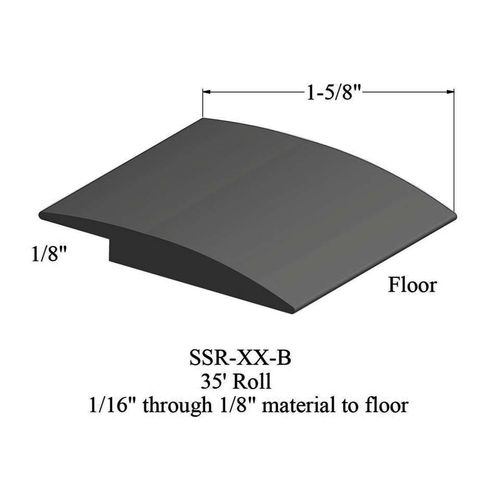 Johnsonite - Reducers - SSR 63 B 35' roll - 1/16 or 1/8" material to ...