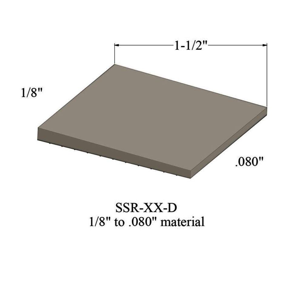Johnsonite Reducers - SSR 09 D 1/8" to .080" material #9 Clay 12 ...