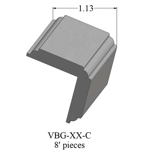 Johnsonite - Millwork Wall Finishing System - VBG 48 C Corner Guard 1 ¼ ...