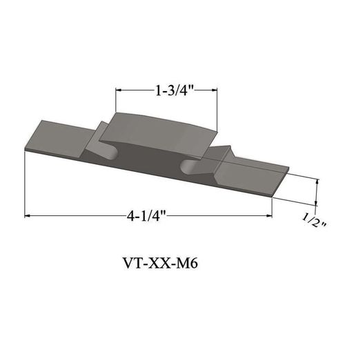 Johnsonite - Seuils - VT 32 M6 1-3/4" exposed surface threshold #32 ...