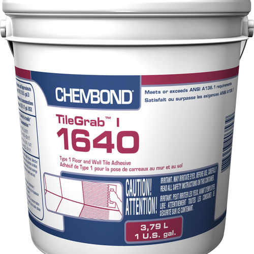 Chembond - TileGrab I 1640 Type 1 Floor & Wall Tile Adhesive - 3.79 L ...