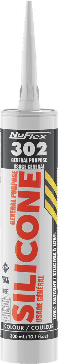 Nuco NuFlex 302 General Purpose Silicone Sealant Mid Brown - Cartridge ...