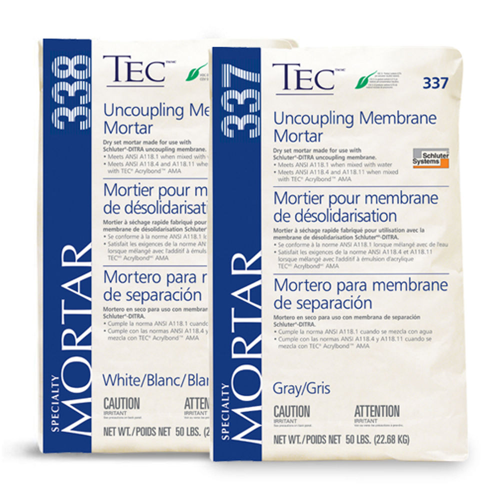 Tec Uncoupling Membrane Mortar White 50 lb (TA338) | FloorBox