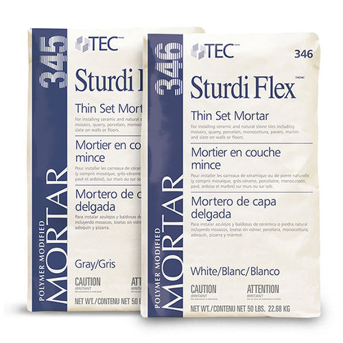 Tec - Thin Set Mortar Sturdi Flex White 50 lb - TA346 | FloorBox