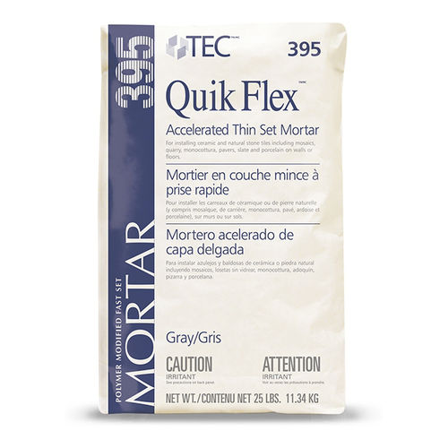 Tec - Accelerated Thin-Set Mortar Quik Flex White 25 lb - TA396 | FloorBox