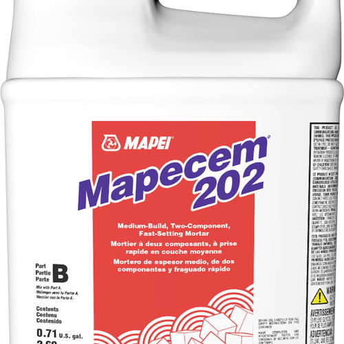 Mapei - Mapecem 202 Medium-Build Fast-Setting Mortar Part B 0.71 gal ...