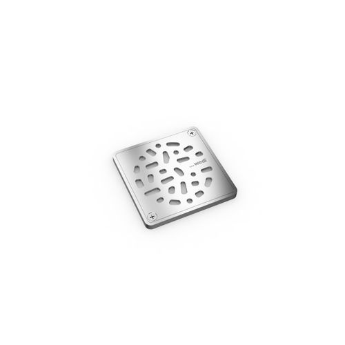 Wedi - Fundo Cover Set 3.3, square 4" × 4" / w. Screws (Pebbles Design ...
