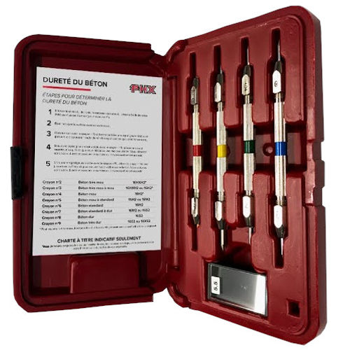 PHX - Kit de test de dureté sur l'échelle de Mohs | FloorBox