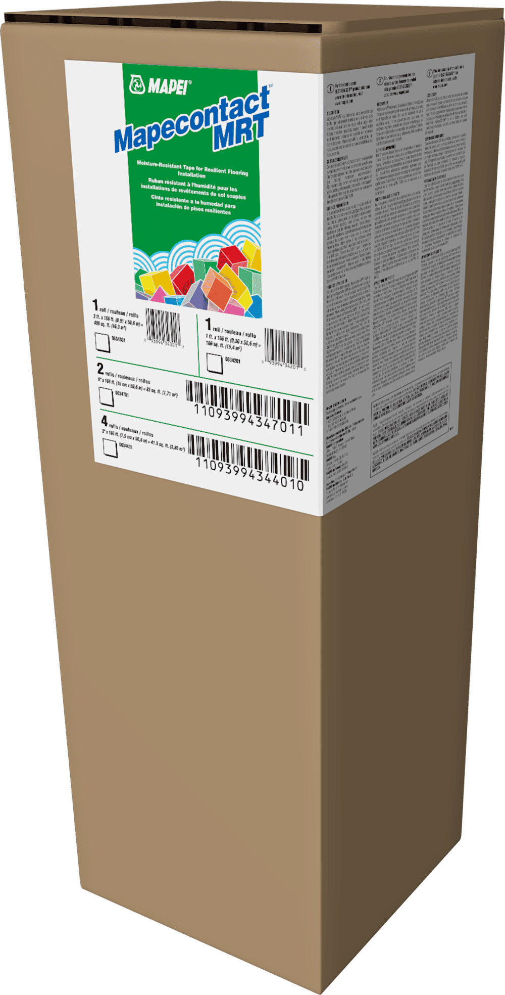 Mapei Mapecontact MRT Moisture-Resistant Tape 3' x 166' (498 sqft ...