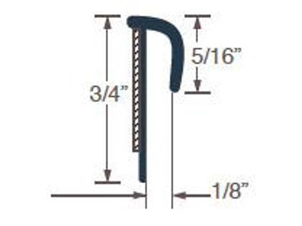 Core Flooring Taped Linoleum Cove Cap Vinyl #46 Airport Green - 1/8" (3 ...
