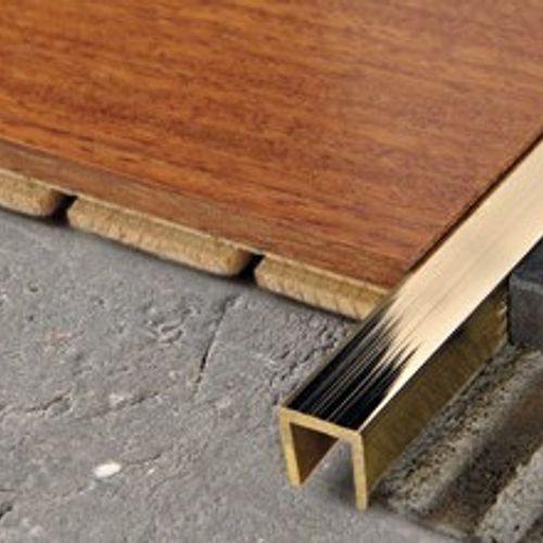 Progress Profiles - Edge Trim Procanal Chromed Brass - (10 mm) 3/8" x 3 ...