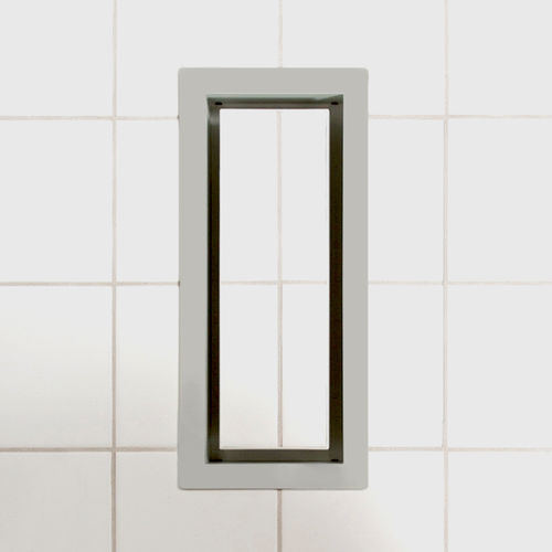 Fittes USA - Framed Floor Vent Lite Warm Grey 4" x 10" | FloorBox