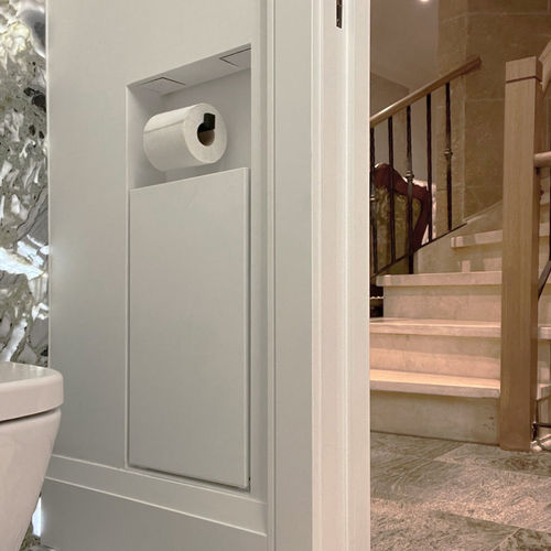 Fittes USA - W.C. Niche Satin White 13" x 30" - WCNICH13X30SWH | FloorBox