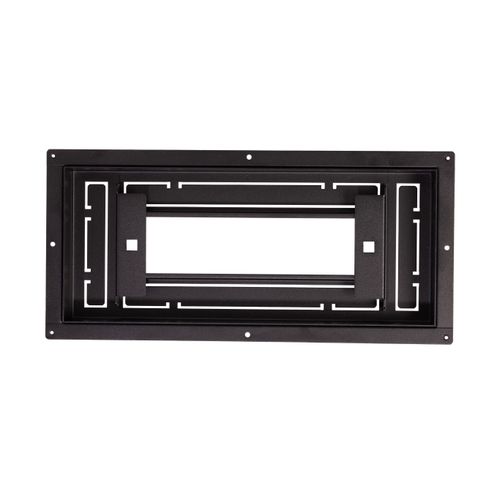 Fittes USA - Flush Floor Vent Luxe Black Matte 6" x 14" | FloorBox