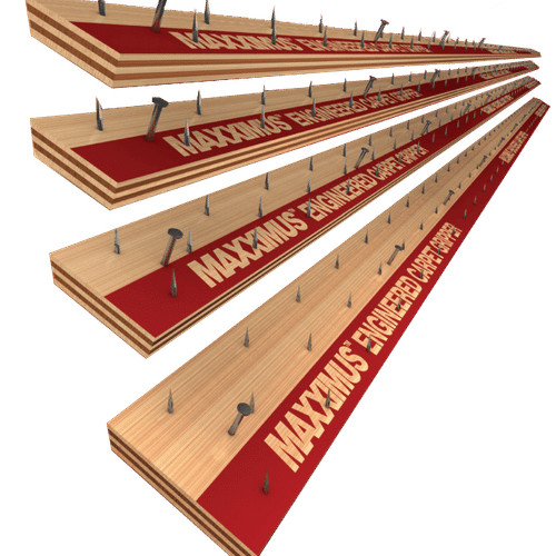 Traxx - 7/8" Regular Premium Birch Tack Strip - 3/4" x 14.5 Gauge Nail ...