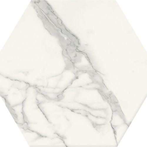 Centura - Floor Tiles Scultorea Statuario Vena Argento Matte 8-1/2" x ...