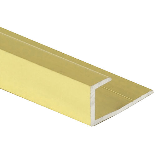 Prova - J-Molding, Satin Gold Anodized - 1/2" x 1" x 8' - CM2136SGA08 ...