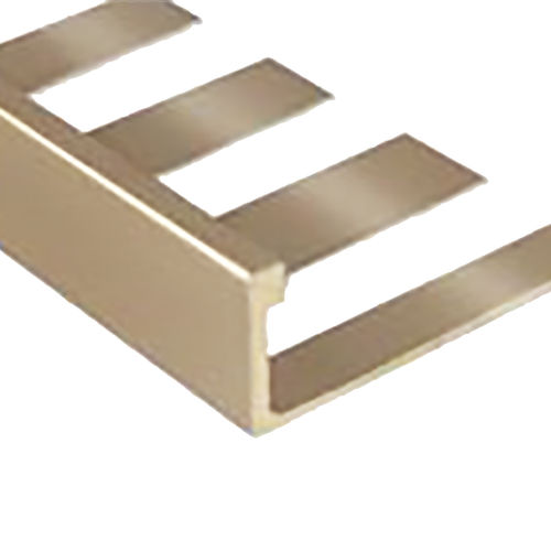 Prova - Flat Tile Edge Contour Satin Titanium 1/2" (12.5 mm) x 8 ...