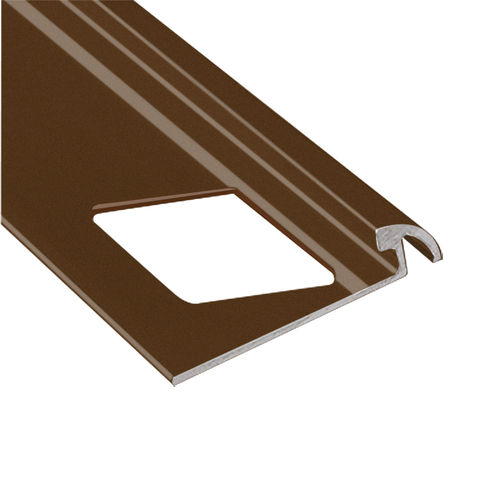 Prova - Round Tile Edge, Satin Antique Bronze - 1/2" x 8' - CM2252SAB08 ...