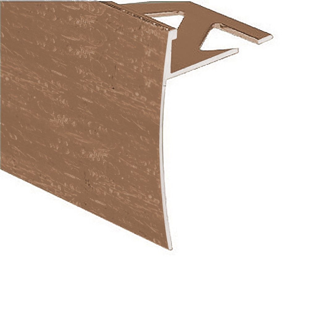 Prova Ceramic Tile Stair Nosing, Hammered Dark Bronze - 3/8" x 12 ...