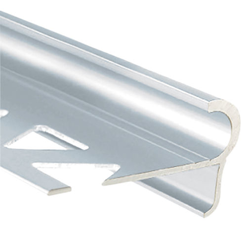 Prova - Dual Purpose Decorative Edging, Satin Clear Anodized - 3/8" x 8 ...