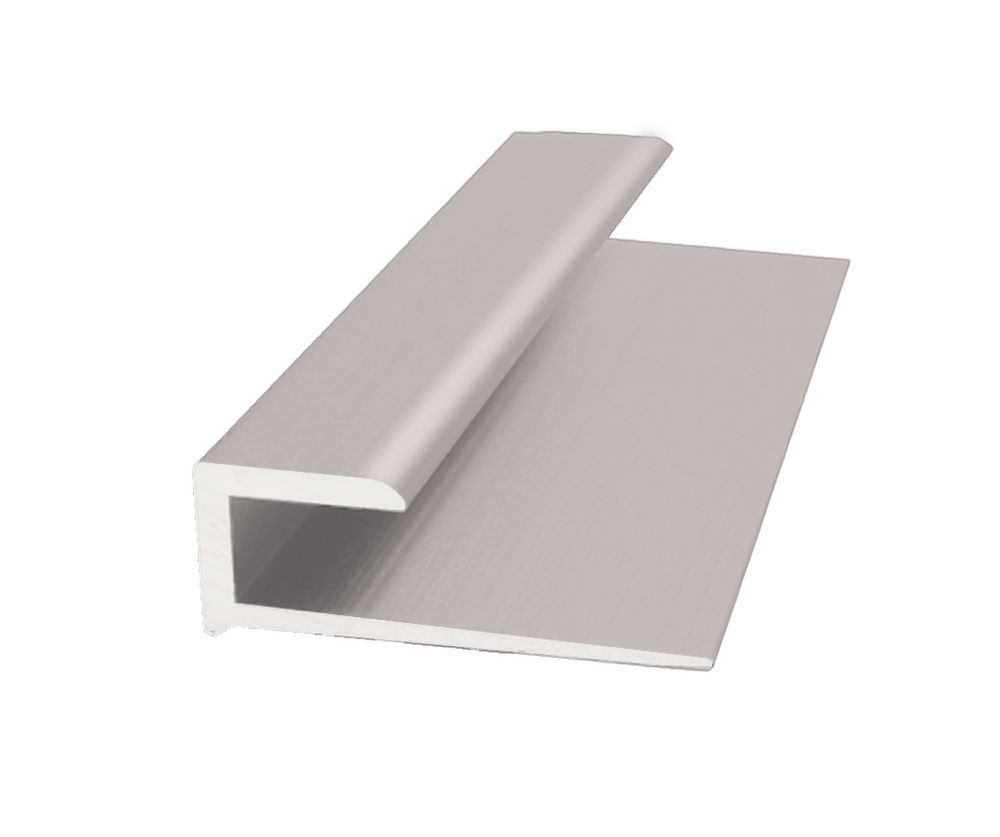 M-D PRO Aluminum J-Molding for LVT/LVP, Satin Clear Anodized - 1/8" x ...