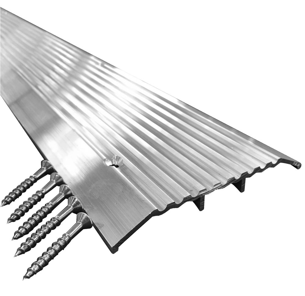 M-D PRO Barrier Free Aluminum Low Profile Threshold, Drilled Center ...