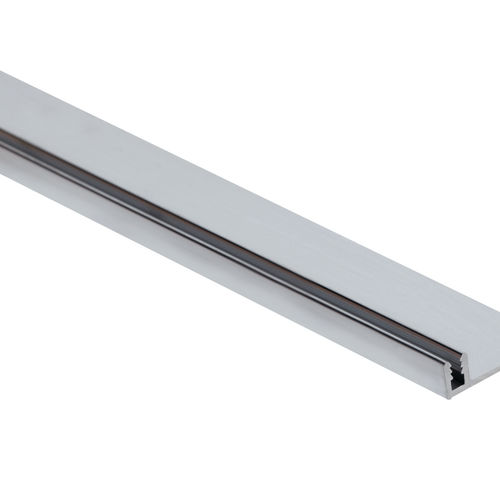 M-D PRO - Aluminum Cap Track Pinless, Mill Finish - 3/8" x 12' | FloorBox